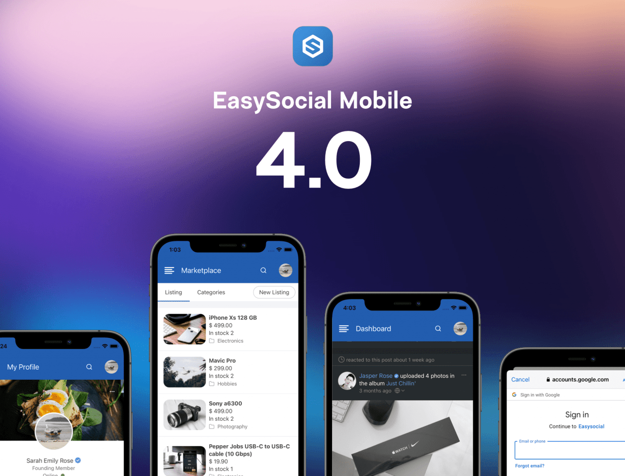 EasySocial Mobile App v4.1 - StackIdeas