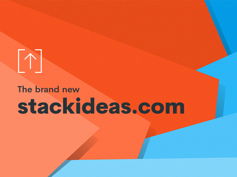 Brand New Look For StackIdeas - StackIdeas