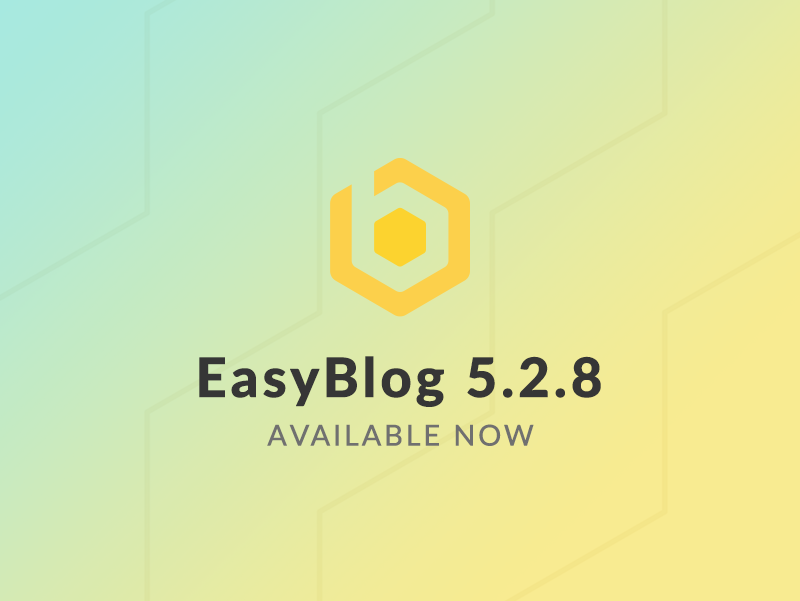 EasyBlog 5.2.8 Update - StackIdeas