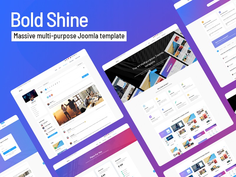 Introducing Bold Shine Template from CMSBold - StackIdeas