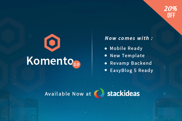 Upgrade Your Commenting System To Komento 2 - StackIdeas