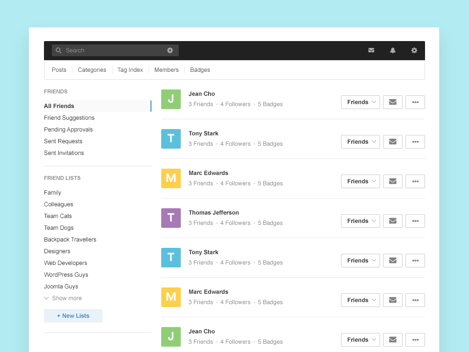 Progress of EasySocial 2.0 - StackIdeas